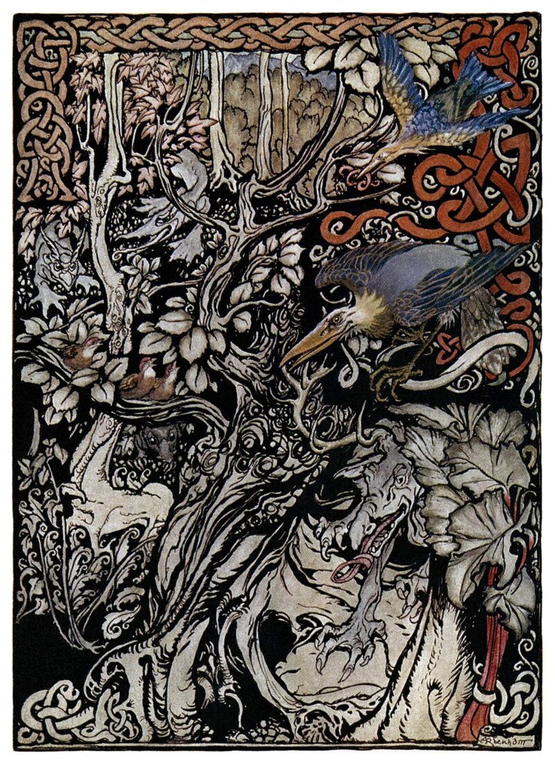 Wild and Shy and Monstrous Creatures – Arthur Rackham (1920 ...